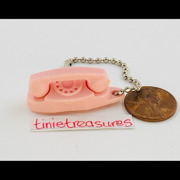 Princess telephone | Accessories | Vtg Princess Telephone Keychain In ...